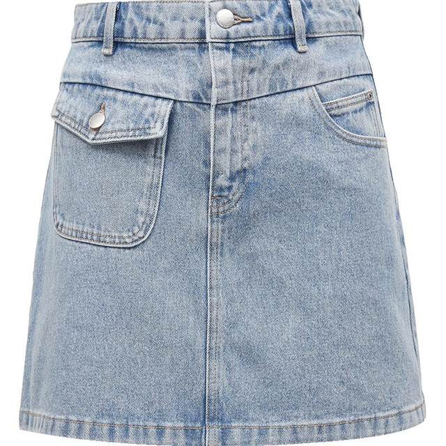 Vero Moda Ole Boal Skirt Autumn and Winter new high -waisted pocket pure cotton casual fashion ...