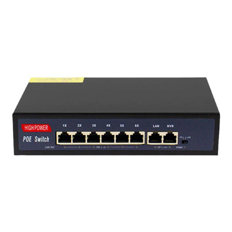 Lingshi POE Switch Gigabit - 10-Port Fiber Optic Network Cable Splitter ...