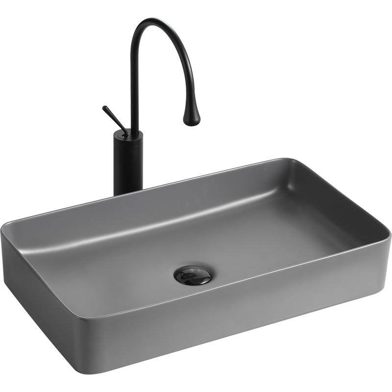 Nordic Above-Ground Ceramic Wash Basin for Home Bathroom Art