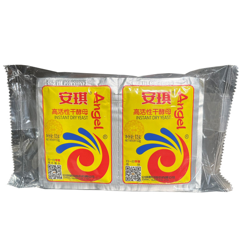 Angel baking powder 12g x 10 ถุง - ยีสต์แห้งกิจกรรมสูงสำหรับการอบ