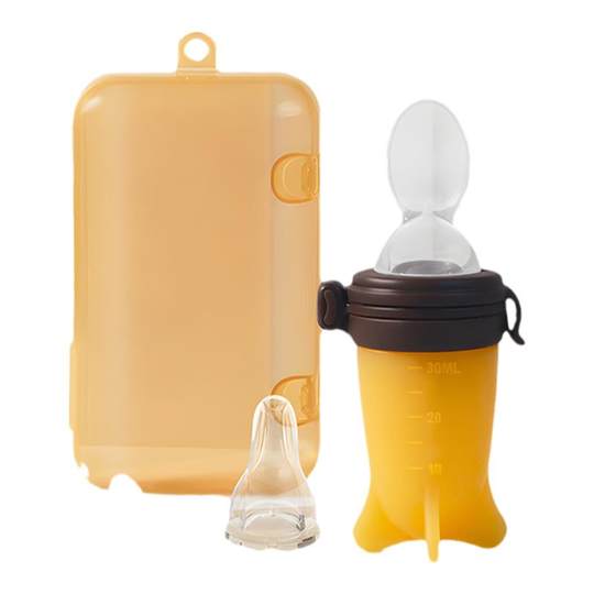 Baby medicine feeder, baby food supplement bottle, children's chewable ...