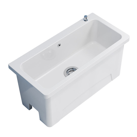 Shangxiang Wash Mop Pool for Home Balcony Bathroom - Oversized Ceramic ...