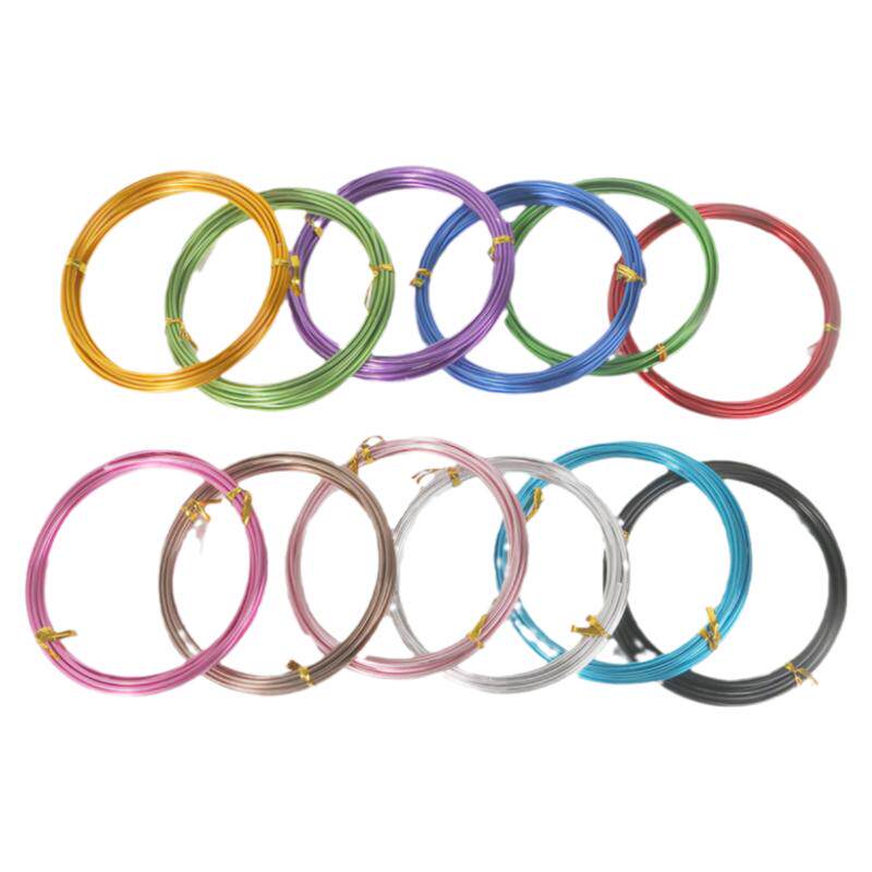 Colorful Soft Aluminum Wire 1-2.5mm - Creative Shaping Wire for ...