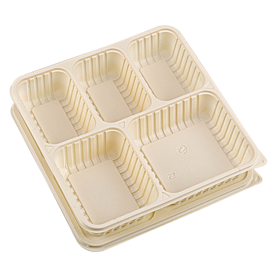 Disposable Cornstarch Packing Box - Eco-Friendly Degradable Lunch Box ...
