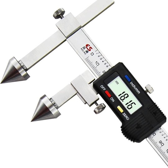 Digital Center Distance Caliper - Rustfrit Stål Konisk Probe Vernier ...