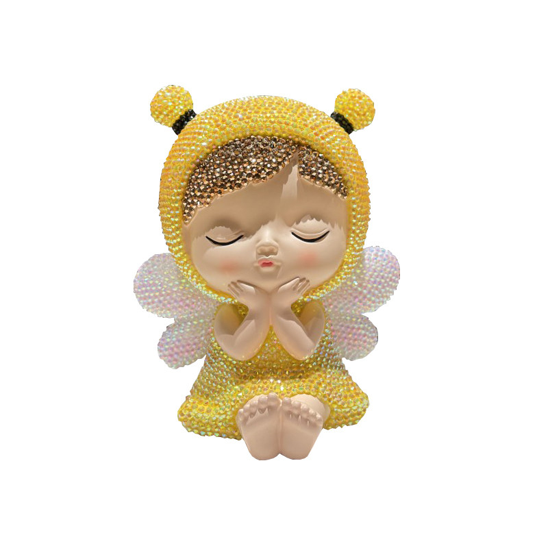 DIY Sticky Diamond Honey Bee Piggy Bank Handmade DIY Sticky Diamond ...