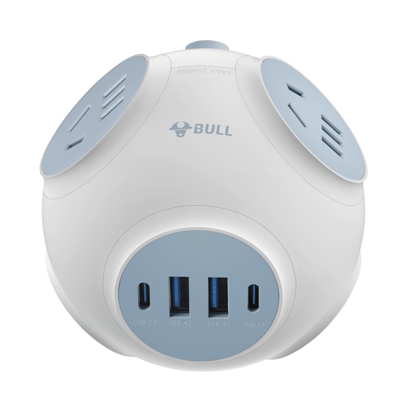 Bull 20W USB Schnellladewürfel - 3-fach Steckdosenleiste