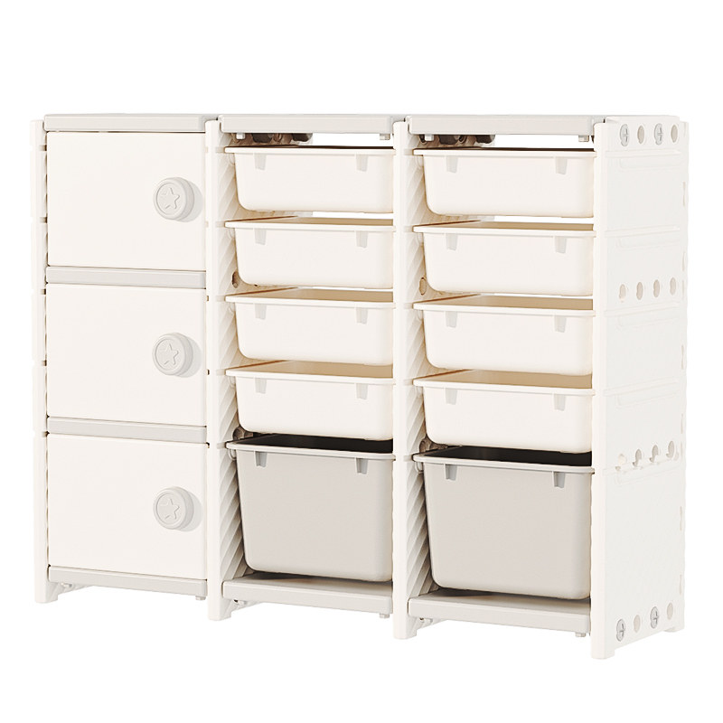 Muku Children's Toy Storage Rack - Multi-Layer Bookshelf Organizer