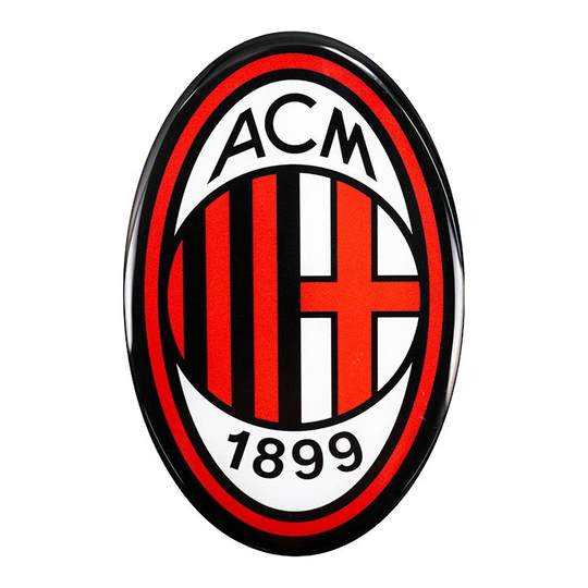 AC Milan Team Logo Series Car Stickers (1 Pack) Personalized Decorative ...