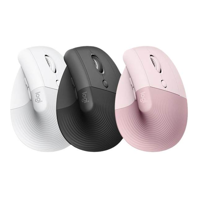 Logitech Lift vertical mouse light sound wireless Bluetooth girl ...