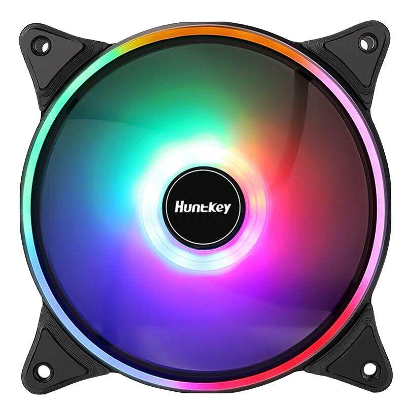 Desktop Computer Case Fan 12cm LED Water-Cooled Heat Dissipation ...