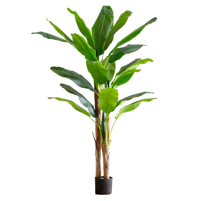 Nordic Large-Scale Simulation Plantain Green Plant Fake Leaf Living ...