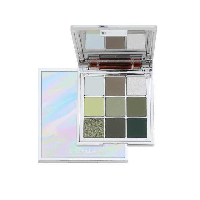 Stiya's Dream Nine-Color Eyeshadow Palette Color Women's Macaron Green ...