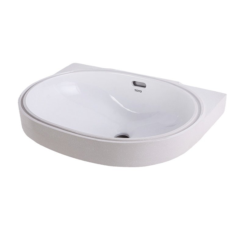 Toto Lw546/Lw548 Oval Ceramic Undercounter Basin