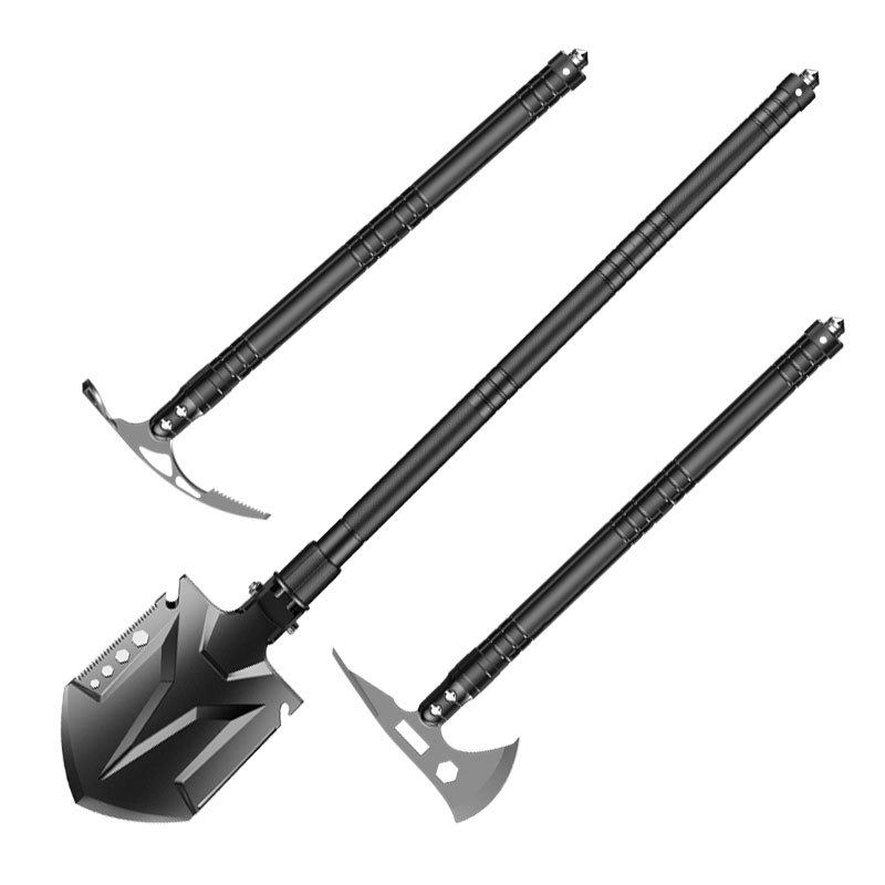 Outdoor Multifunctional Engineering Shovel Set | Ice Pick & Mountain Ax ...
