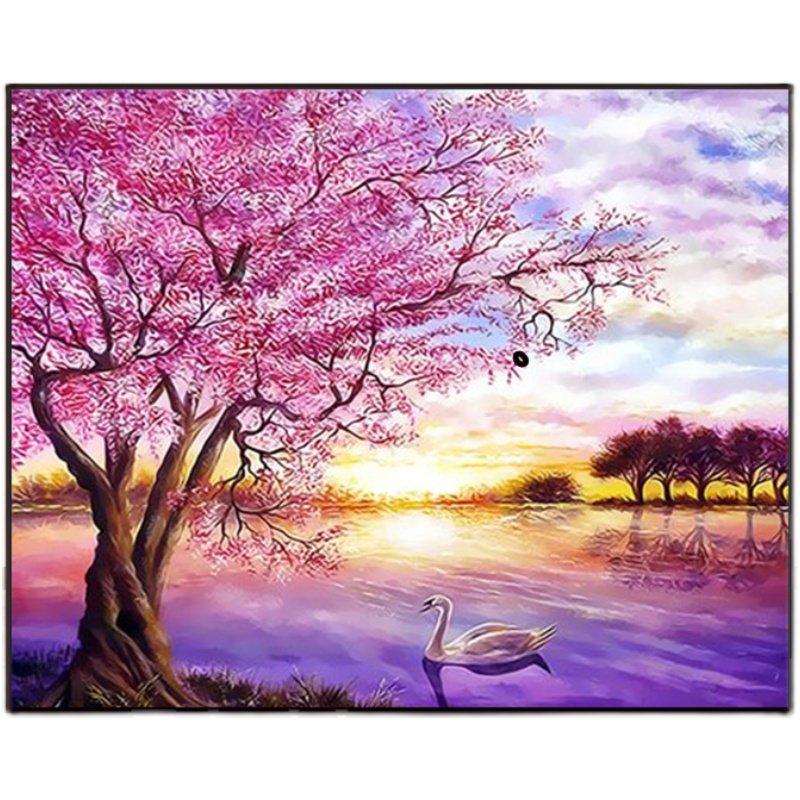 DIY Digital Oil Painting Kit | Hand-Painted Anime Character Landscape ...