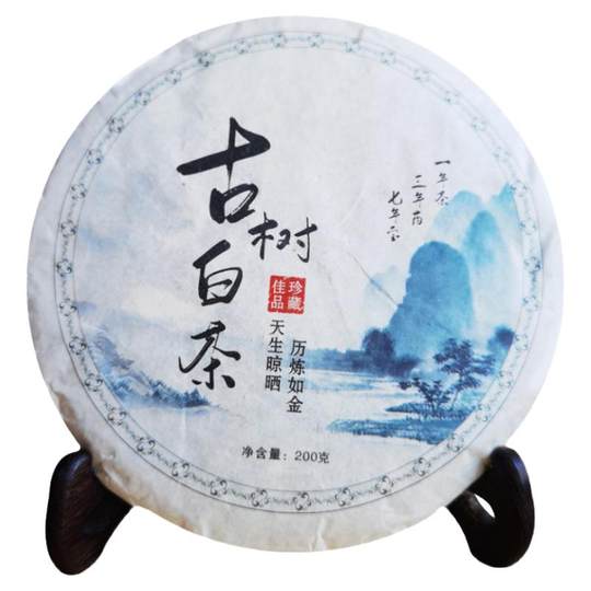 2019 Yunnan Ancient Tree White Tea Cake | Super-Grade Menghai Brown ...