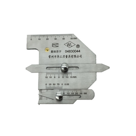 Welding Inspection Ruler HJC40 Type Corner Weld Gauge Foot Weld Gap Measurement