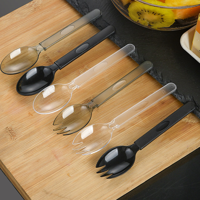Disposable spoon independent packaging thickened high -end takeaway ...