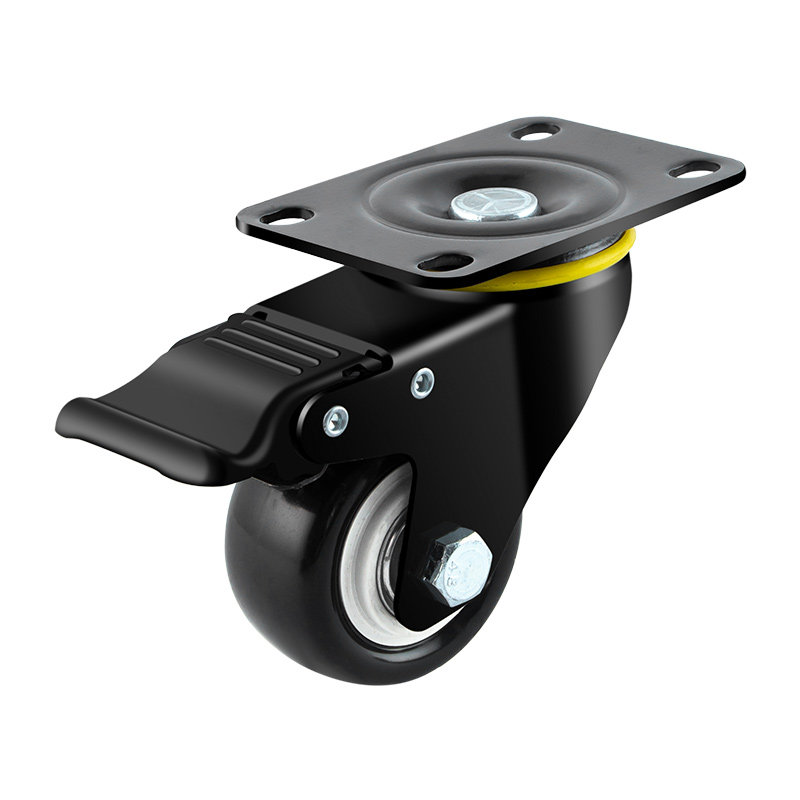 Shouli 1.5 Polyurethane Swivel Casters with Brakes - Heavy Duty ...