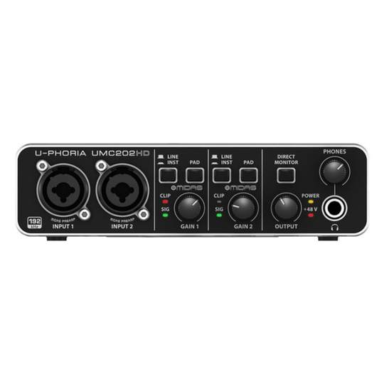 Behringer UMC202HD Professional USB External Sound Card | High-End Live ...