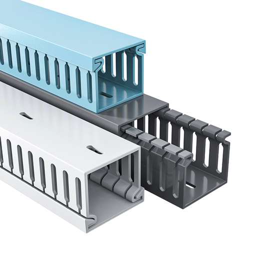U.S. Control Special PVC Wire Trough - Flame Retardant - Industrial ...
