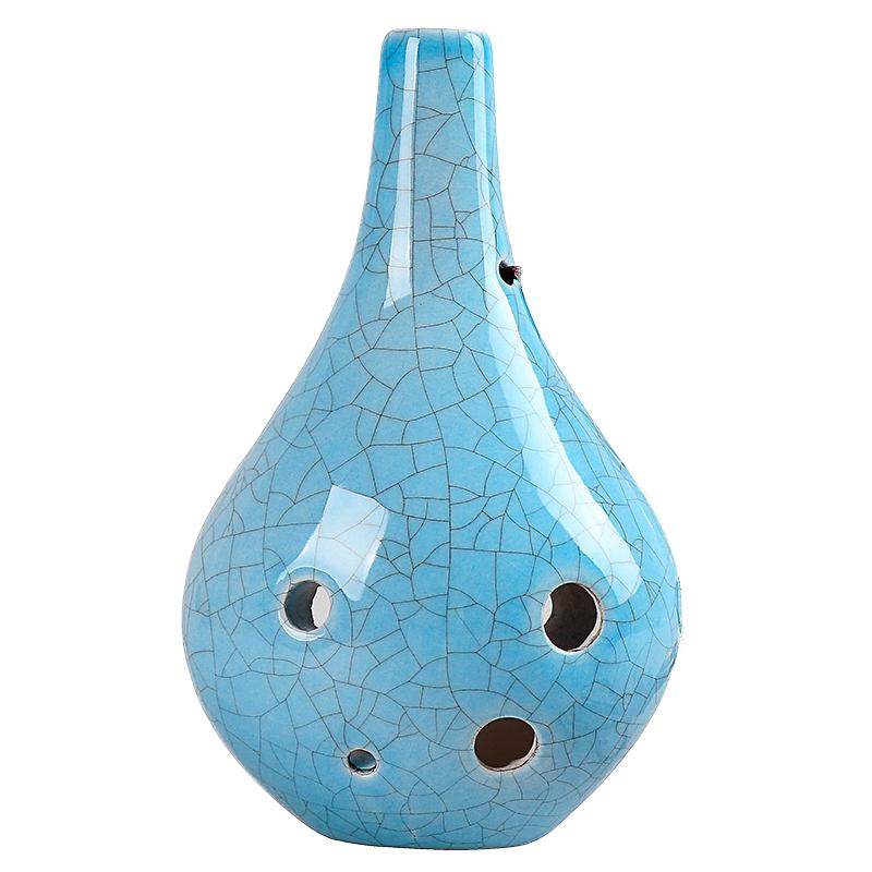 Zero 6-Hole Oval Alto C Tune Pottery Flute - Beginner Student Instrument