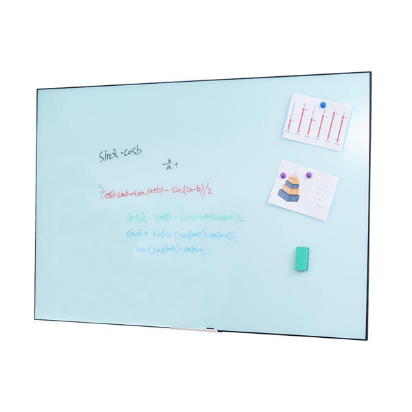 Aluminum alloy frame magnetic tempered glass conference writing board ...