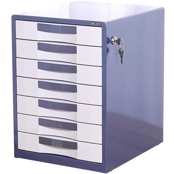 Deli metal cabinet seven-story office lockable a4 | Deli File Cabinet ...