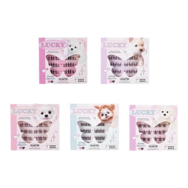 FLORTTE glue-free false eyelashes eyelashes sunflower natural self ...