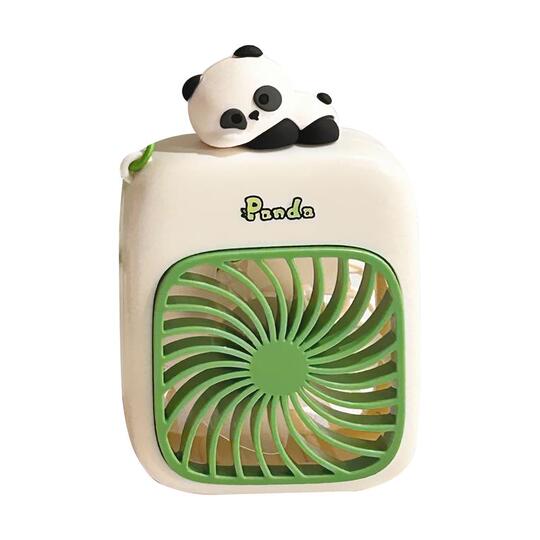 Panda Mini Fan - USB Powered, Silent Cooling for Students & Kids