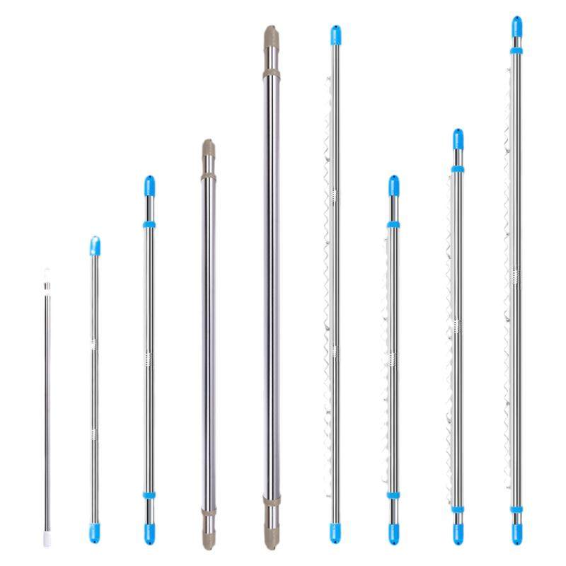 Stainless Steel Retractable Clothes Drying Pole for Indoor and Outdoor Use