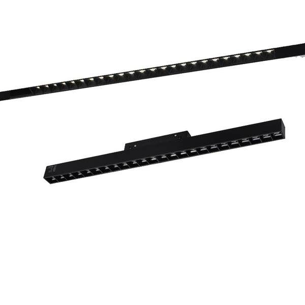 Línea de focos empotrables en riel tristin sin luz principal | Tristina ...