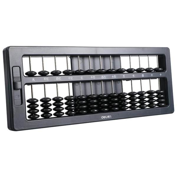 Deli black abacus escuela primaria aritmética mental 11 contador | Fiambres ábaco | Contador ...
