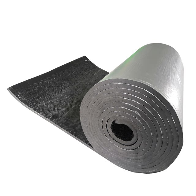 Aluminum foil self-adhesive rubber and plastic sponge board pipe anti ...