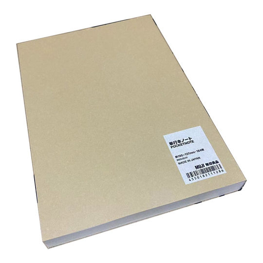 Japan Muji Unprinted A5 Blank Notepad - White Paper 184 Pages Notebook ...