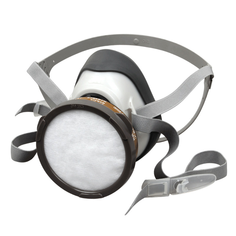 3M Gas Mask for Spray Paint & Pesticide Protection - Full Face ...