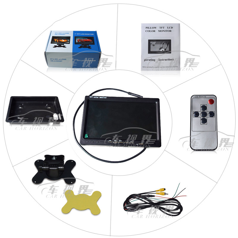 Car Horizon 7 hüvelykes asztali monitor - YL-701