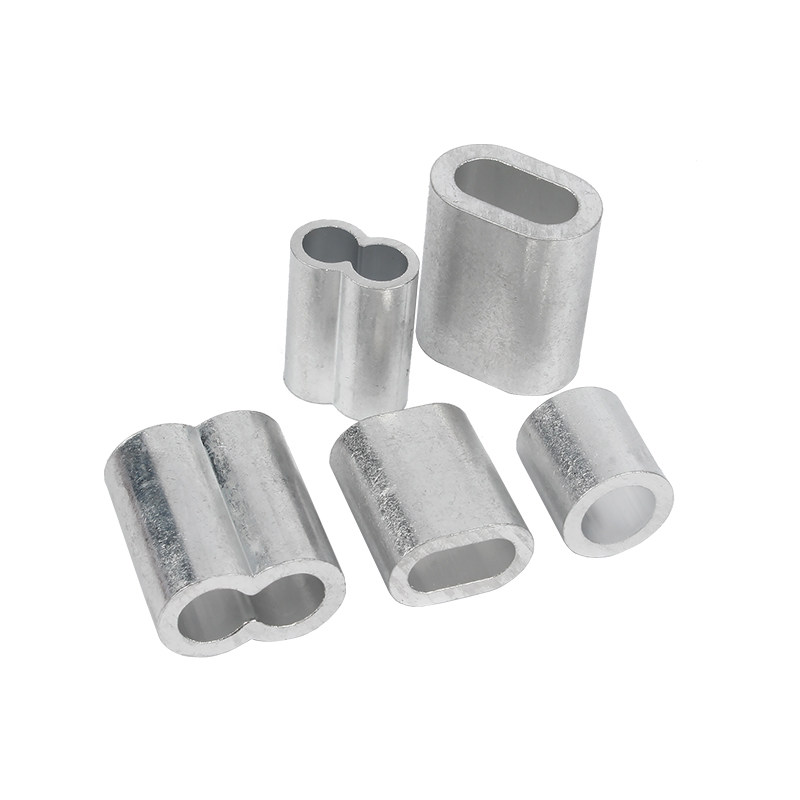 Steel Wire Rope with Aluminum Chuck Double Hole 8-Shaped Aluminum Sleeve