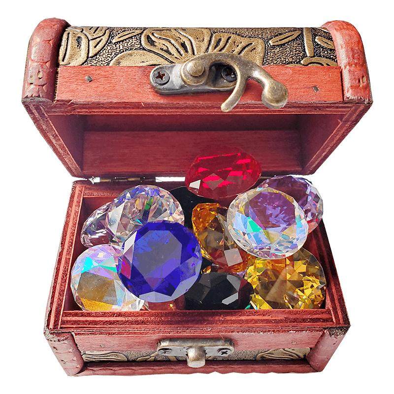 Mi fun Jewel Toy - Crystal Diamond Treasure Chest for Girls