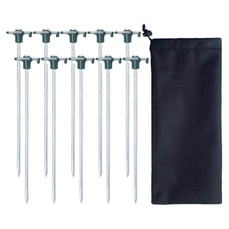 Outdoor Tent Ground Nails - 25cm Length Steel Camp Nails for Windproof ...