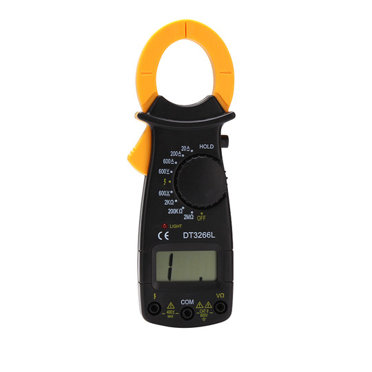 Clamp Ammeter DT3266L - Digital Display Multimeter with Buzzer for Live ...