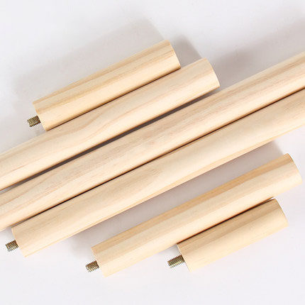 Round stick wooden stick shelf, round wooden stick logs, wood solid ...