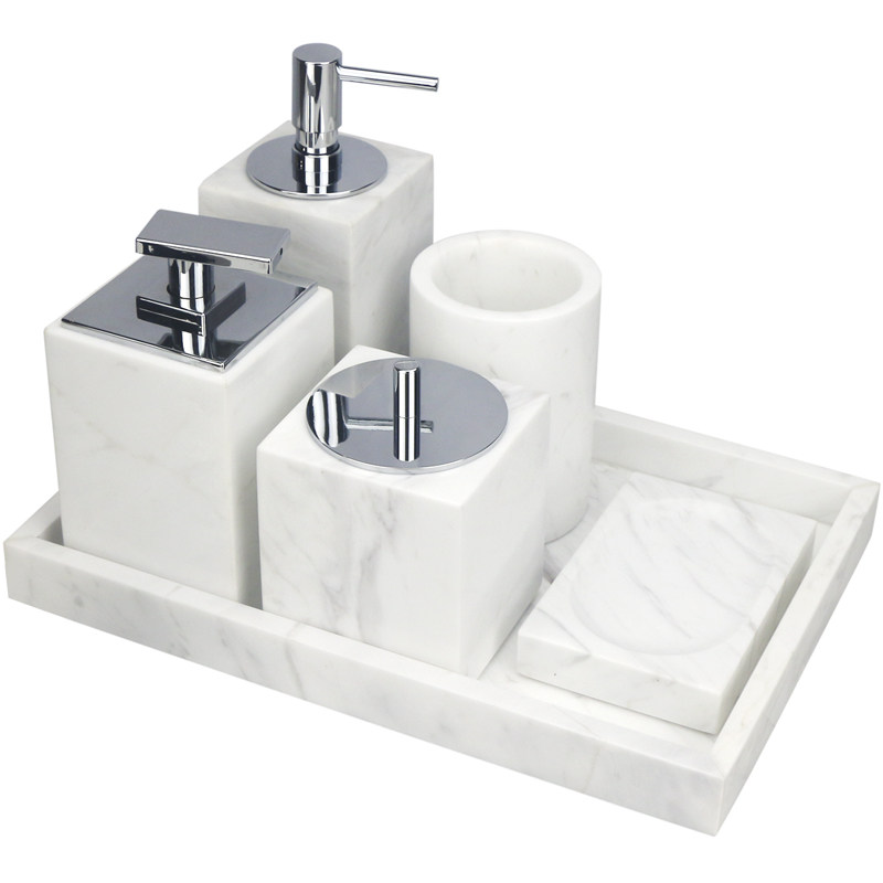 Bathroom Marble Washing Set Five-Piece