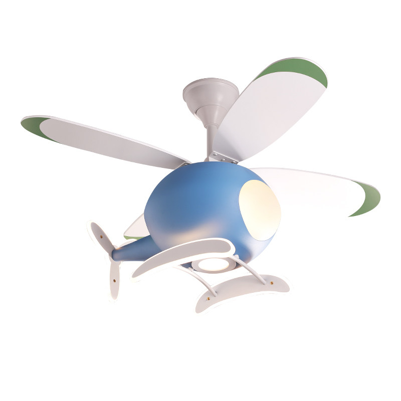 Kecho Helicopter Fan Chandelier - Cute Cartoon LED Ceiling Light for ...