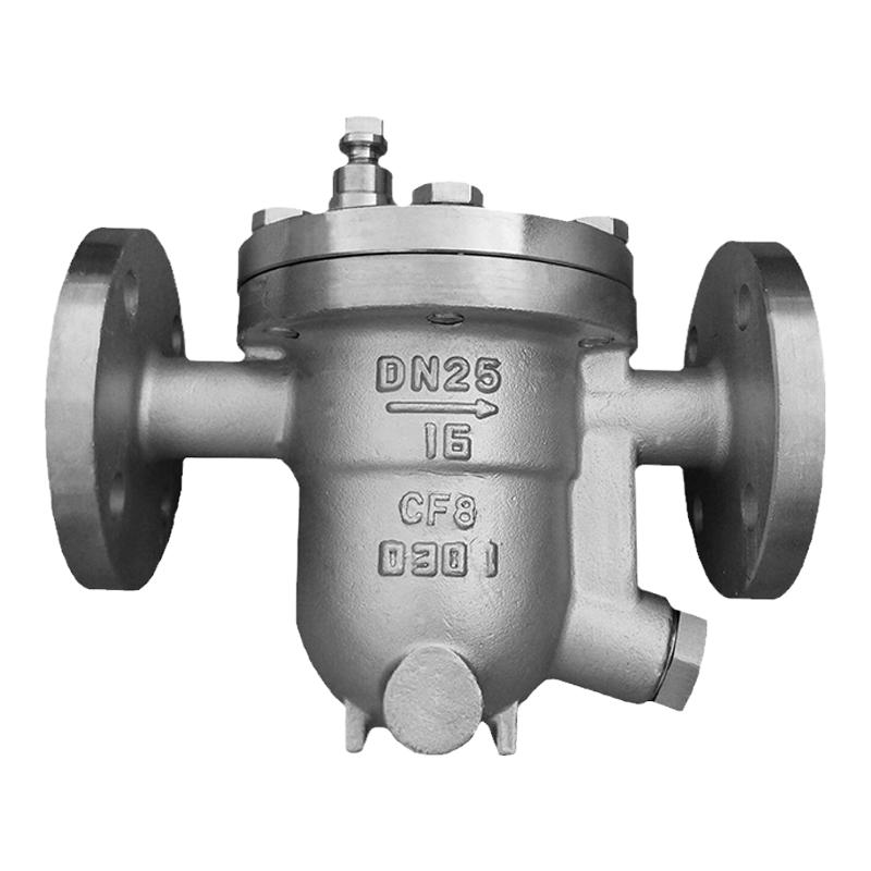 304不锈钢蒸汽法兰疏水阀CS41H-16P碳钢自由浮球式DN50 80 100