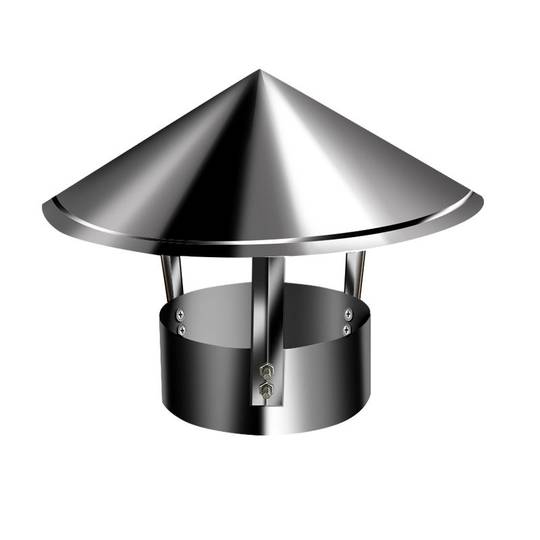 Stainless Steel Chimney Rain Cap - Outdoor Exhaust Pipe Cover for ...