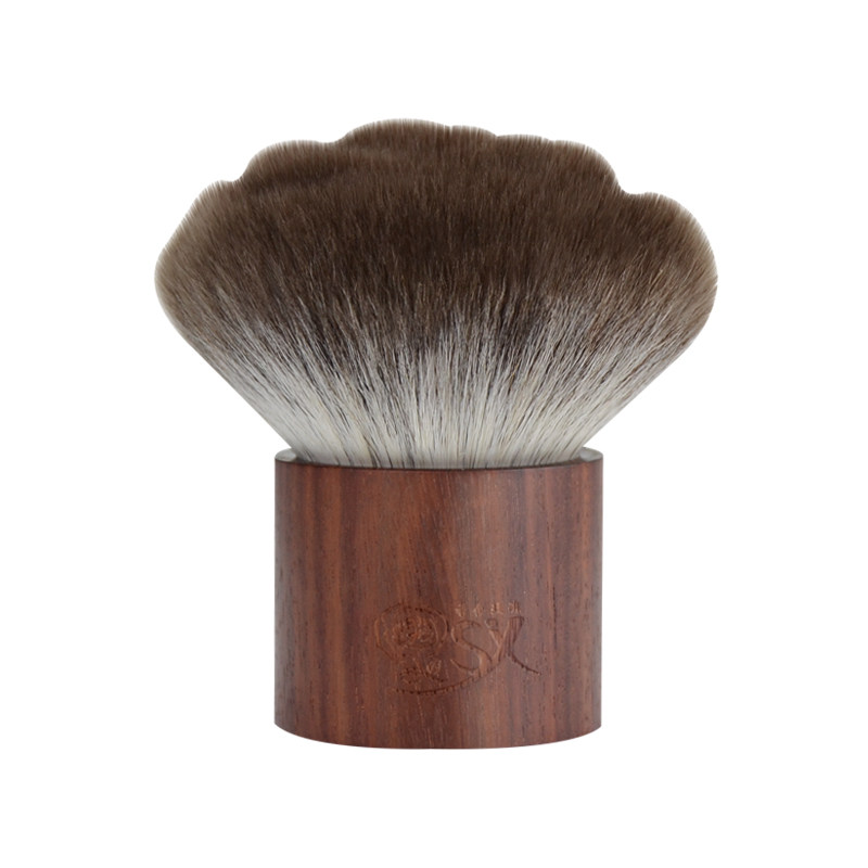 Fragrant Rose Powder Brush - Extra Large Fox Hair Makeup Brush