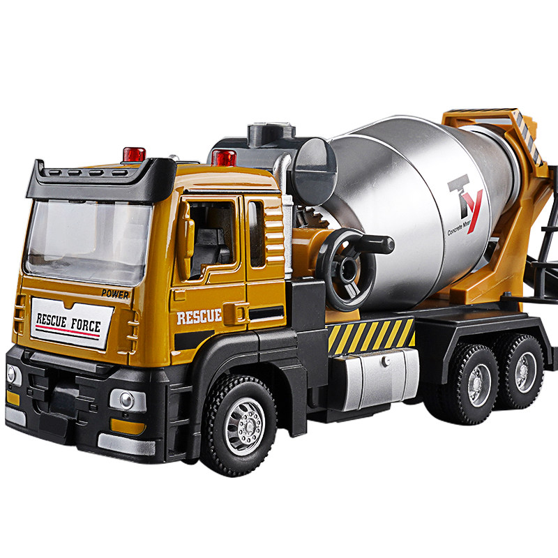 Großes spielzeugset mit technischen fahrzeugen aus legierung für jungen ...