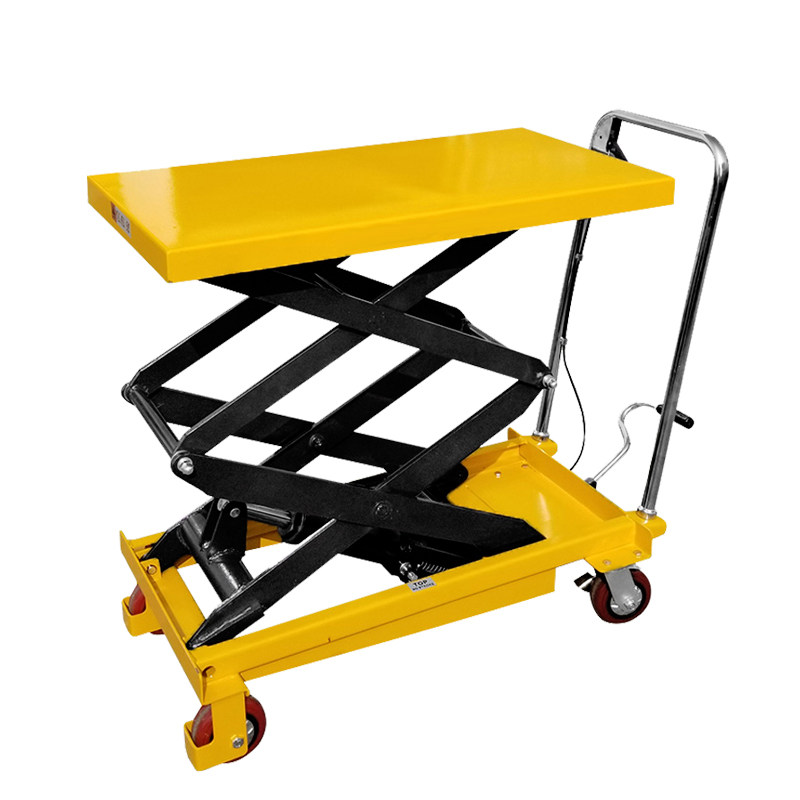 Hugong handmatige hydraulische hefplatform mobiele trolley